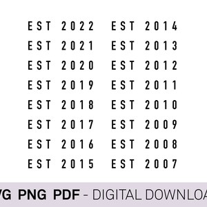 Mother EST Svg Png Pdf Digital Print. Gift for Mom T-shirt, Gift for ...