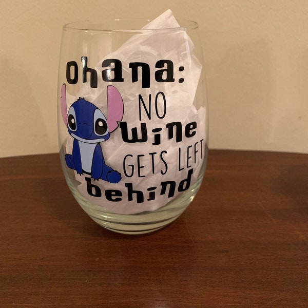 Stitch Wine Glass Svg - Etsy