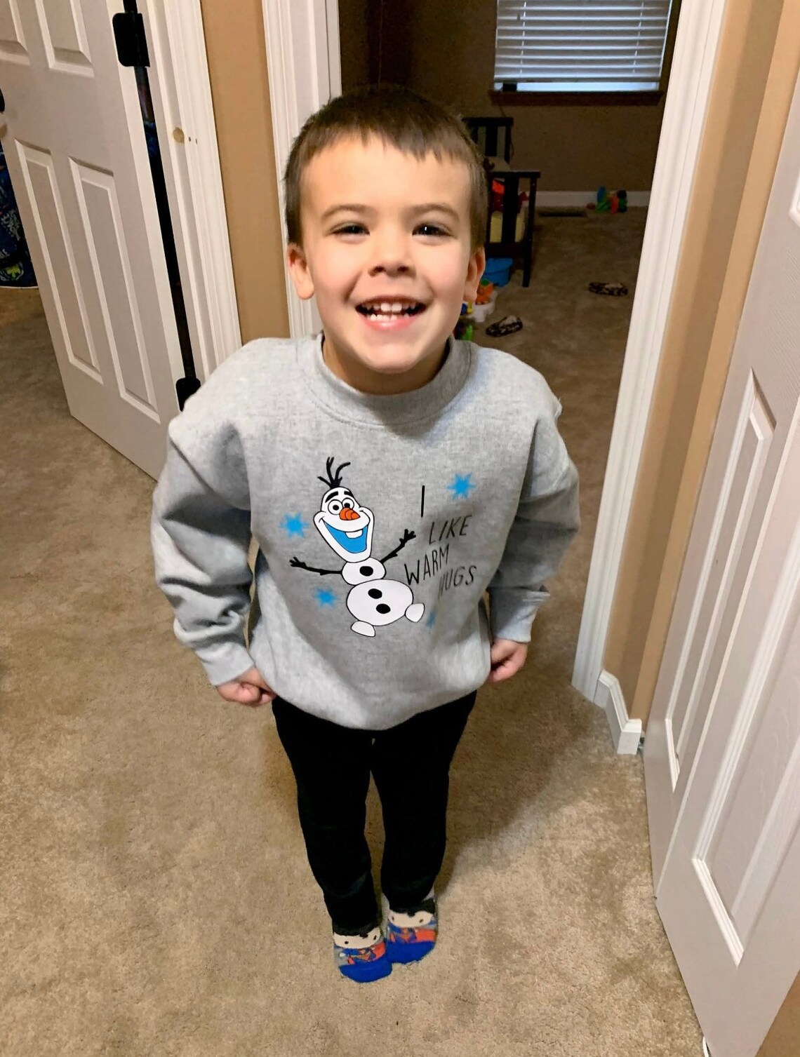 Olaf Shirt Olaf Toddler Shirt Olaf Kid Shirt Frozen Shirt I Like Warm ...