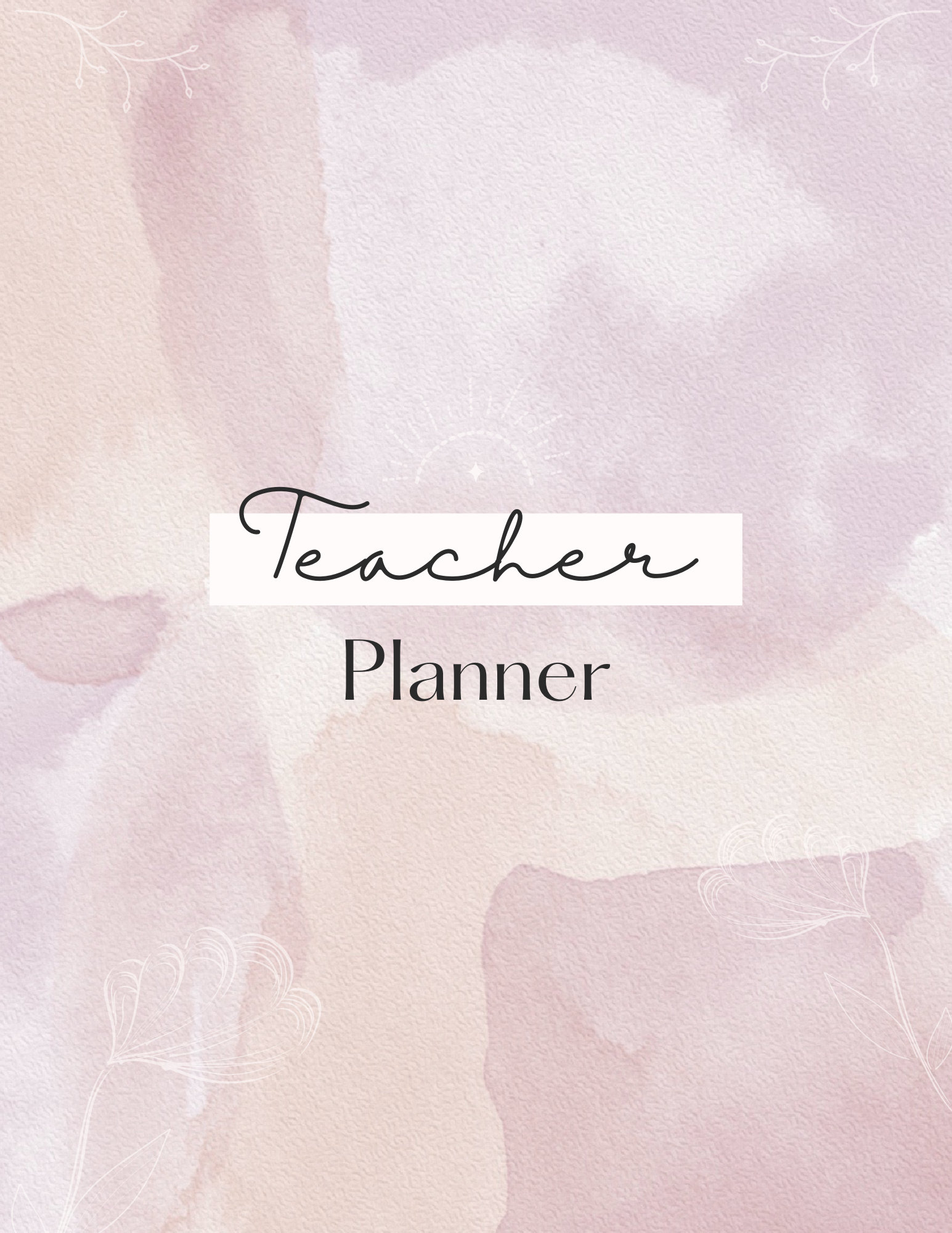 Digital & Printable One Stop Full Year Teacher Planner reusable ...