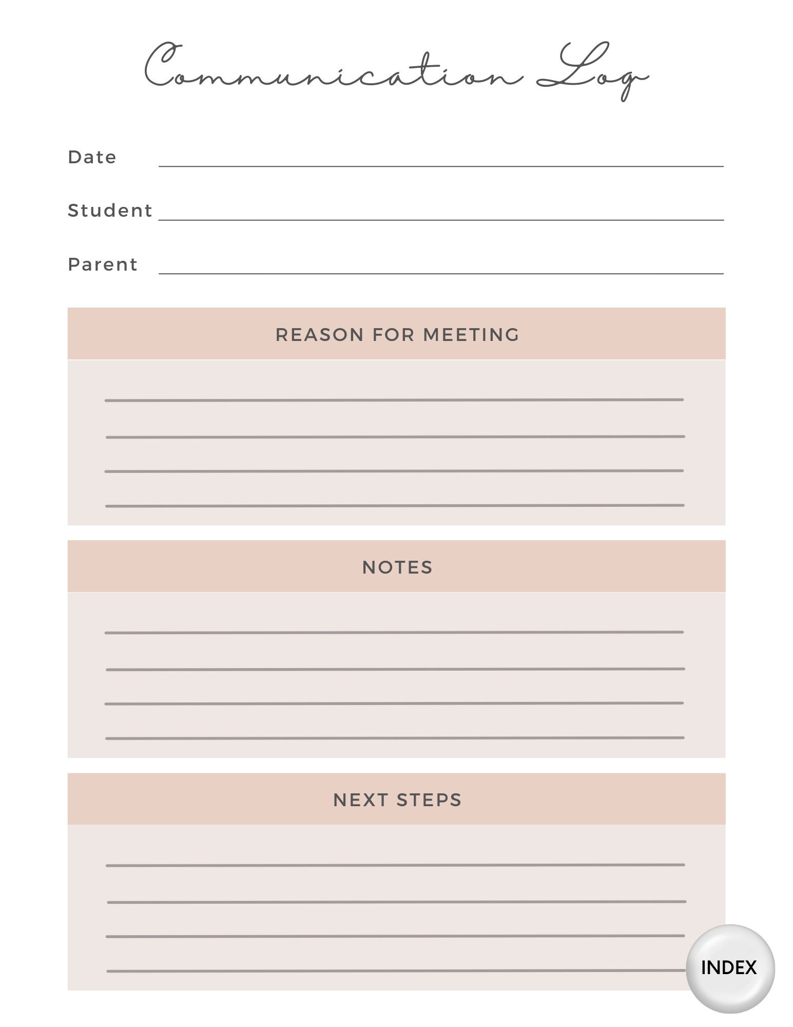 Digital & Printable One Stop Full Year Teacher Planner reusable ...