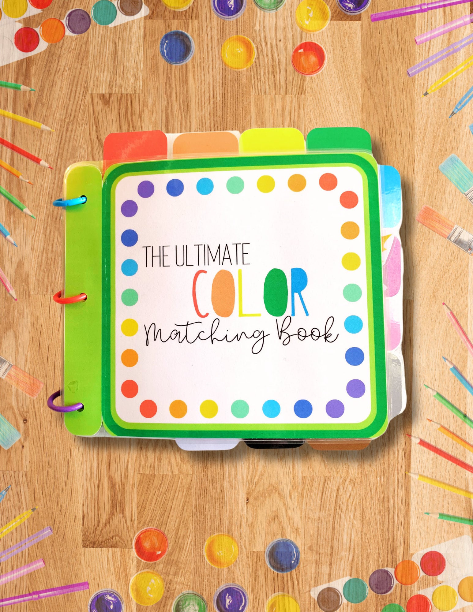 Busy Book, Color Matching Busy Book, Toddler Busy Book, Preschool ...