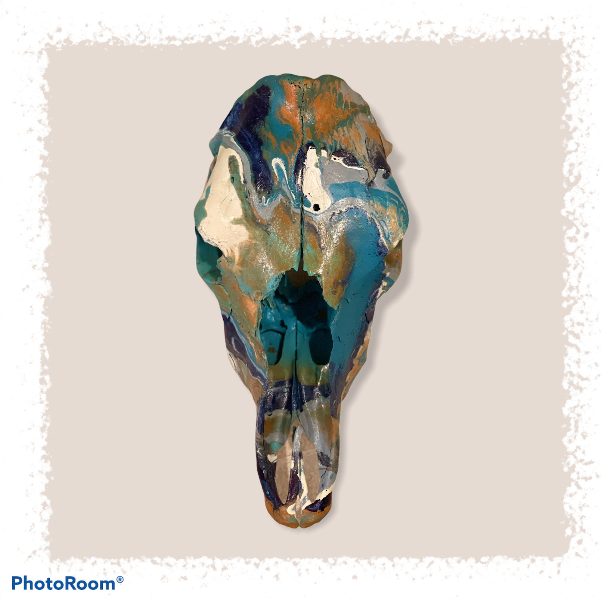 Custom Hydro Dipped Animal Skull ALL SKULLS Are UNIQUE - Etsy