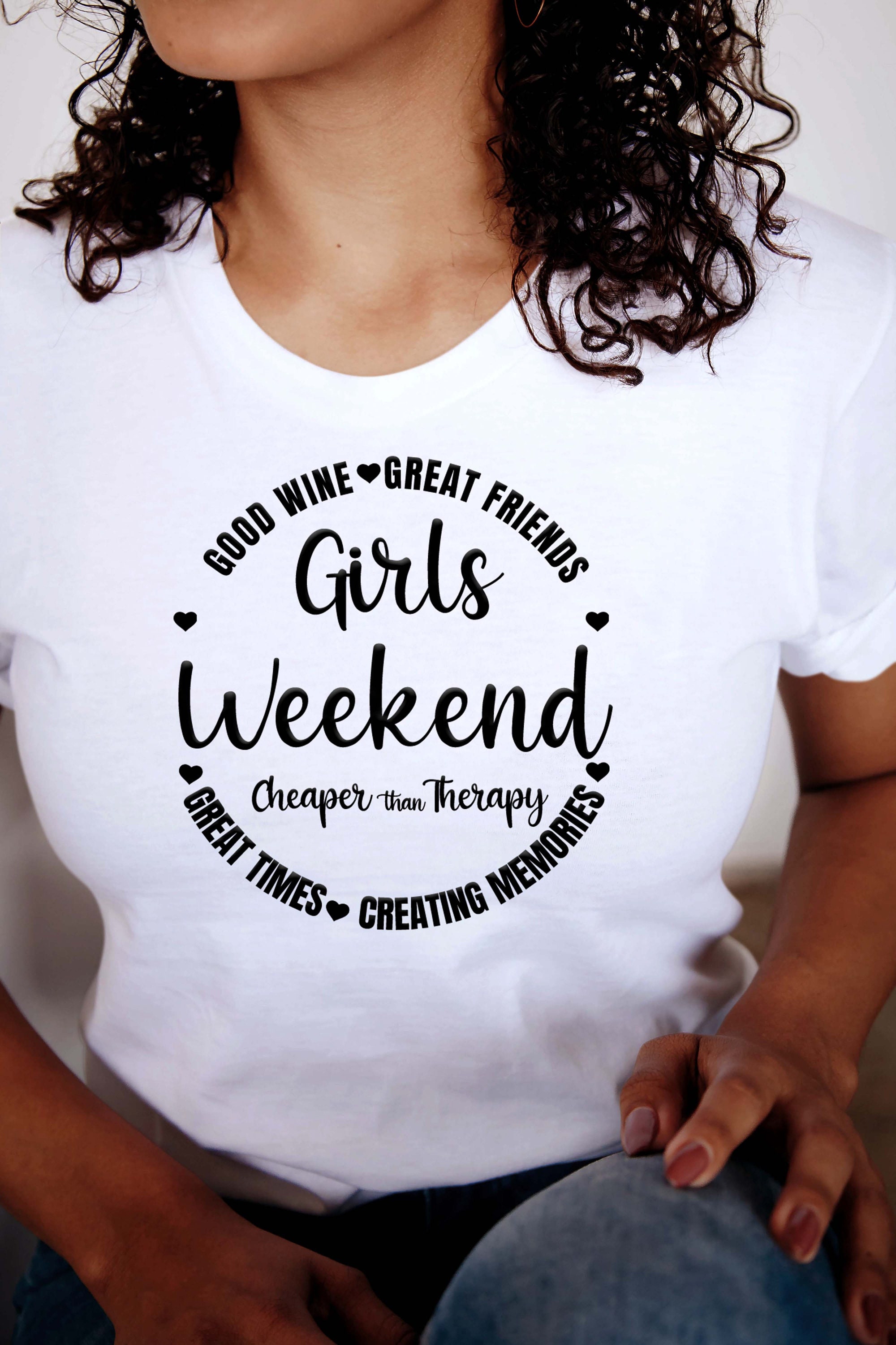 Girl's Weekend...cheaper Than Therapy SVG Girl's Trip | Etsy