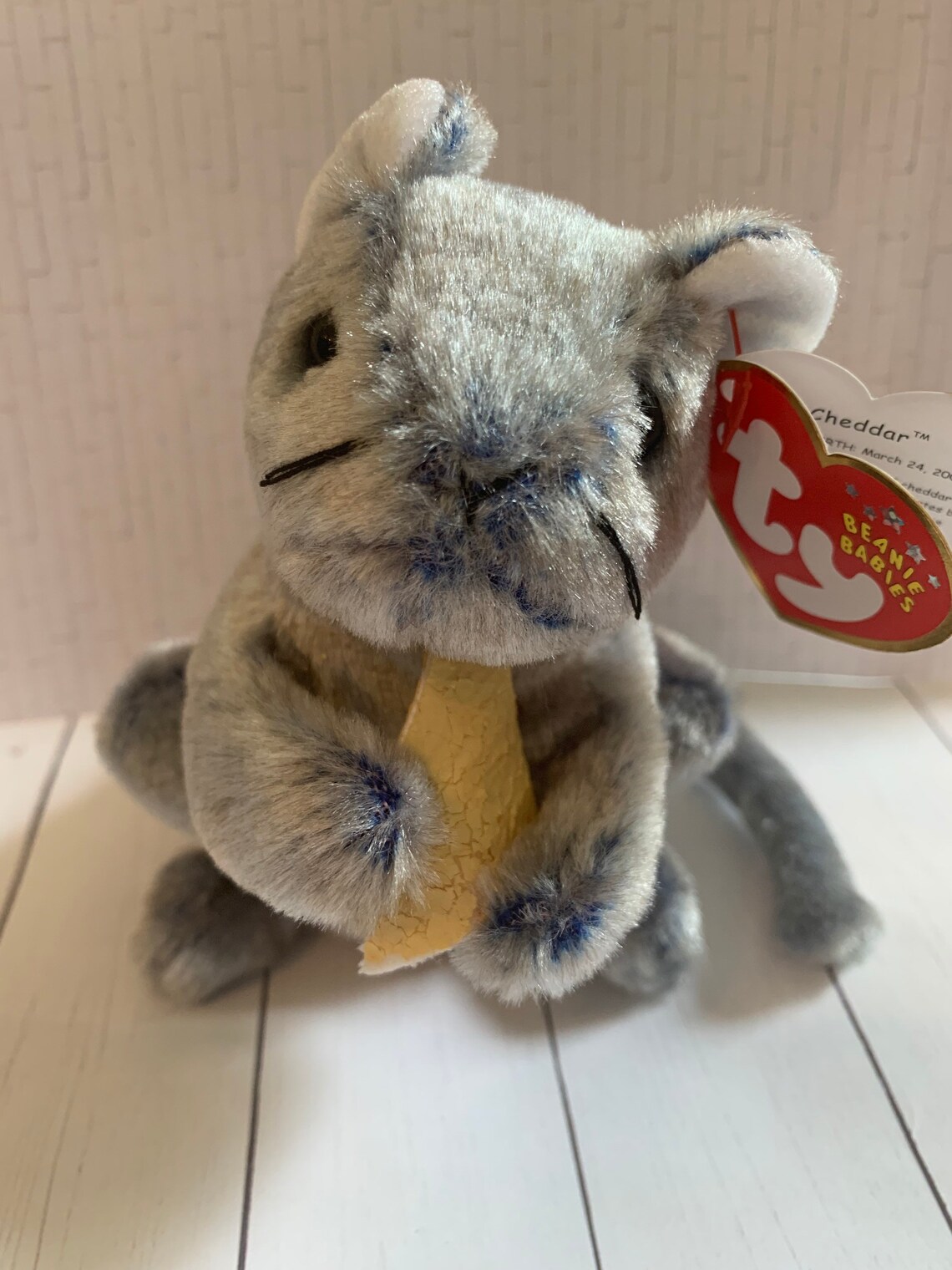 Ty Beanie Babies Cheddar the Mouse Original Beanie Babies - Etsy