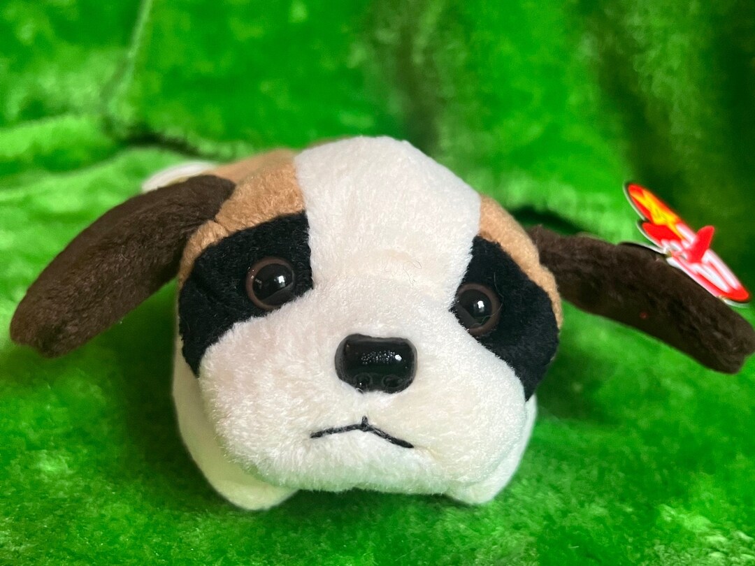 Ty Bernie Dog, Original Beanie Babies Collection, Retired, Plush ...