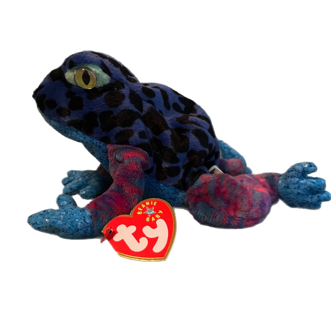 TY Dart Tree Frog, Original Beanie Babies Collection, Stuffed Plush Toy ...