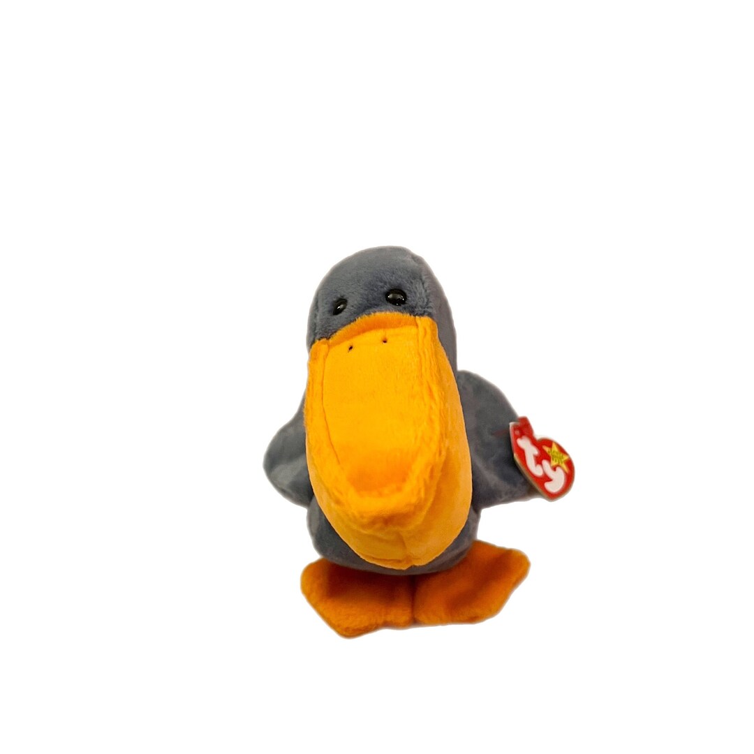 TY SCOOP PELICAN Style 4107, Original Beanie Babies Collection, Plush ...