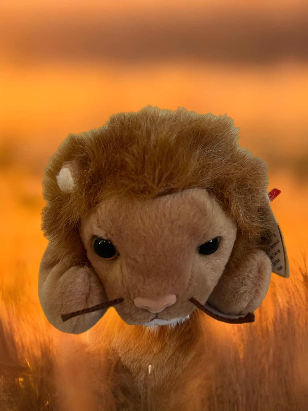 TY BEANIE BABY Roary the Lion, Original Beanie Babies Collection ...