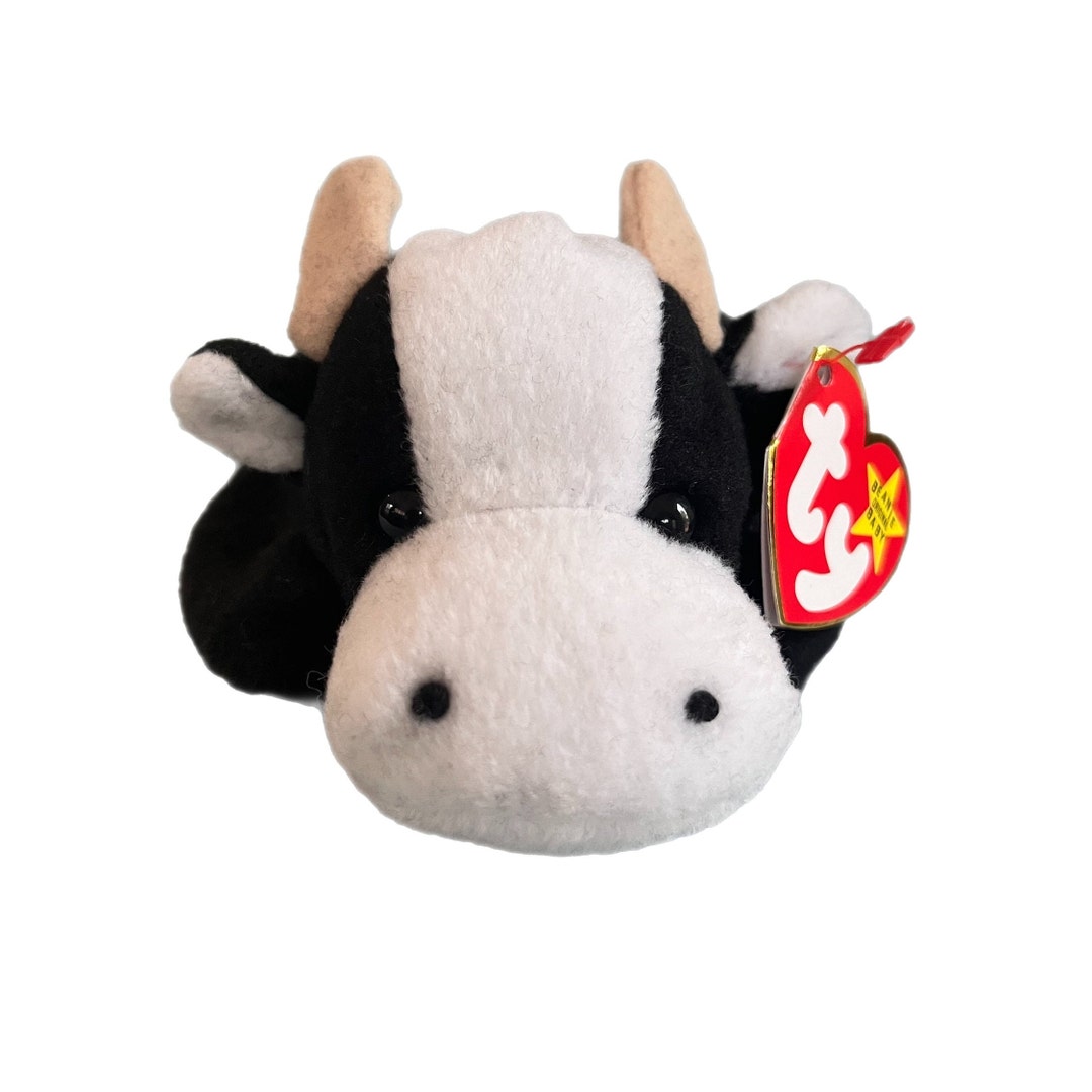 TY Daisy Cow Style 4006, Original Beanie Babies Collection, Stuffed ...
