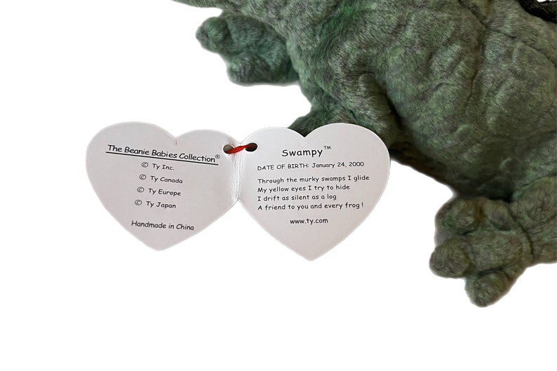 TY SWAMPY, Original Beanie Babies Collection, Stuffed Plush Toy - Etsy