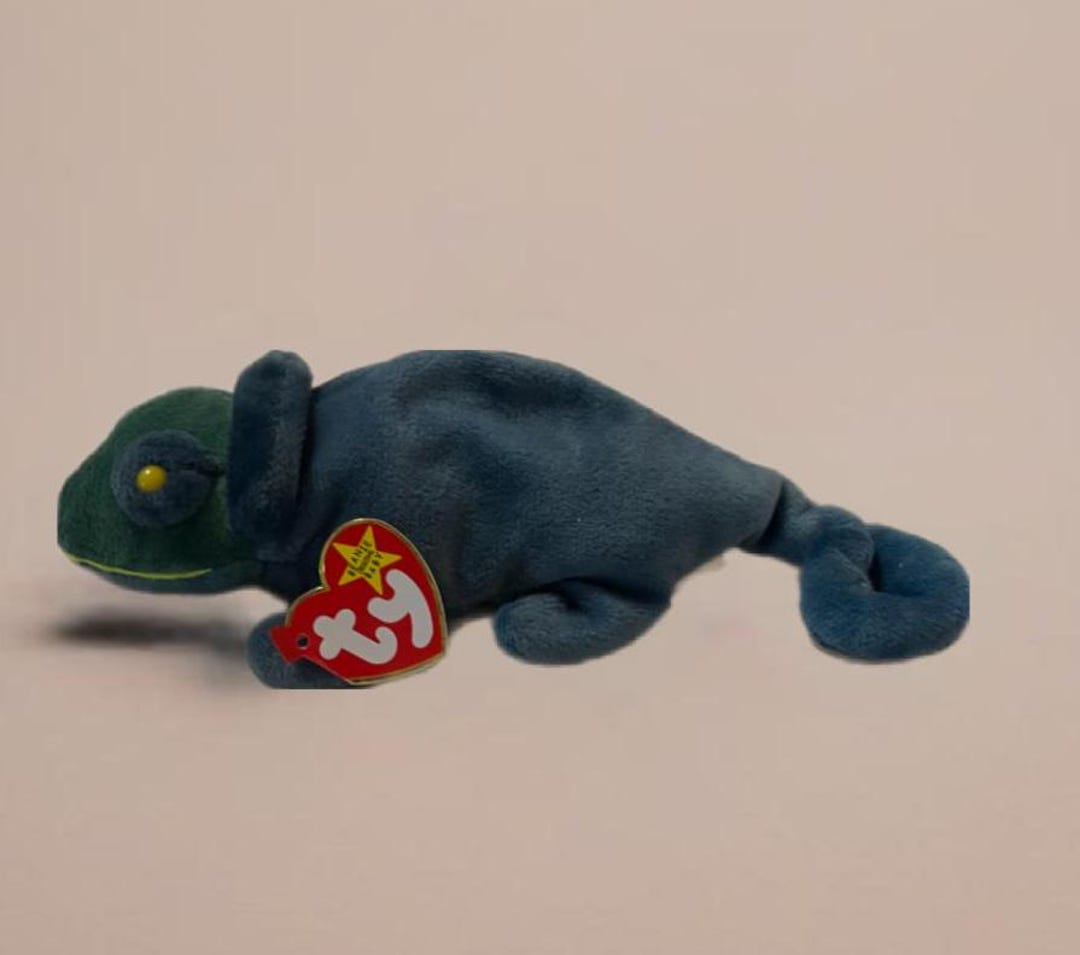 TY IGGY Beanie MISLABELED as Rainbow, Original Beanie Babies Collection ...