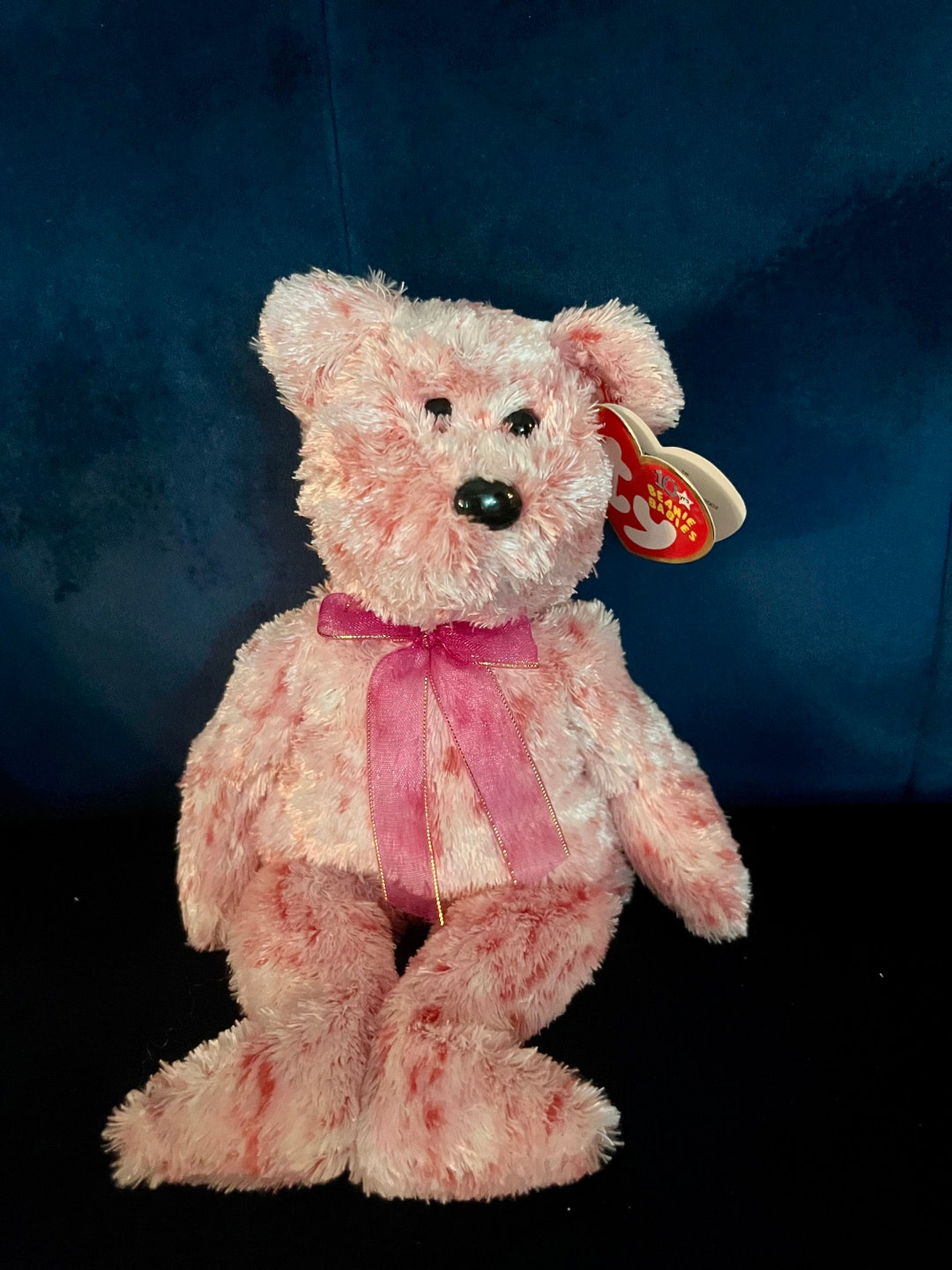 TY SMITTEN Beanie Bear, Original Beanie Babies Collection, Retired ...