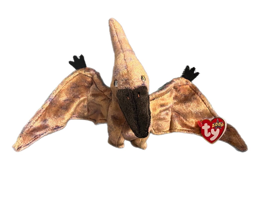 TY SWOOP PTERODACTYL, Original Beanie Babies Collection, Stuffed Plush ...