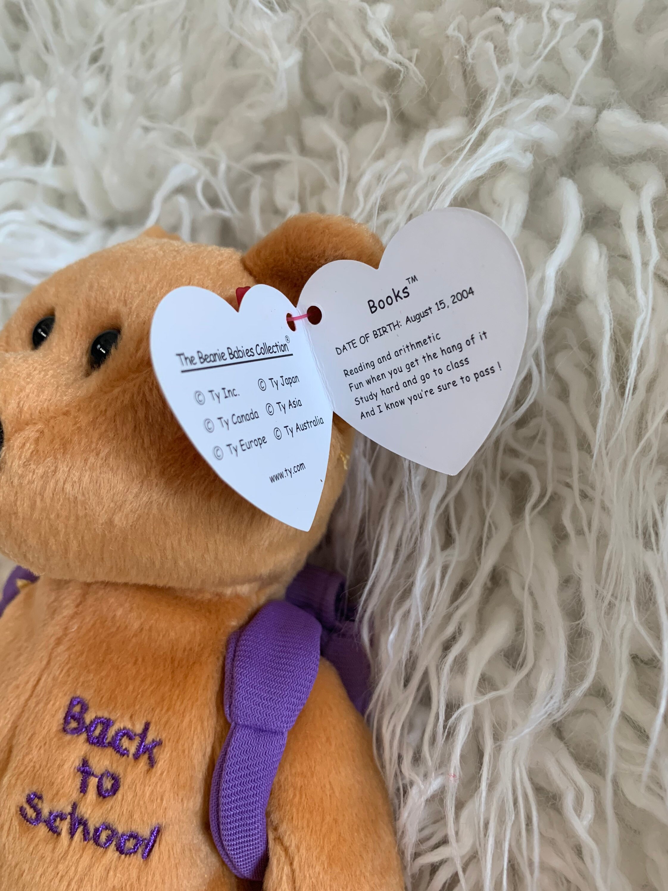 Ty Beanie Baby Books Bear Original Beanie Babies Collection | Etsy