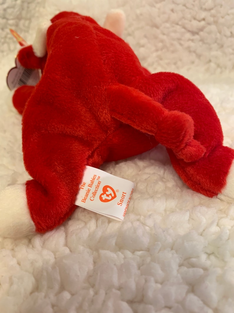 Ty Beanie Snort the Bull Original Beanie Babies Collection - Etsy