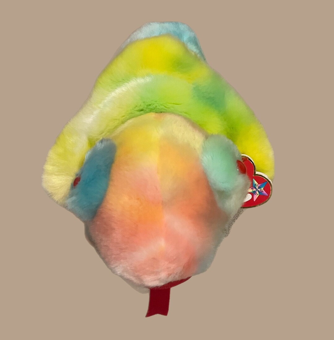 TY Rainbow Iguana Buddy , Original Beanie Babies Collection, Stuffed ...