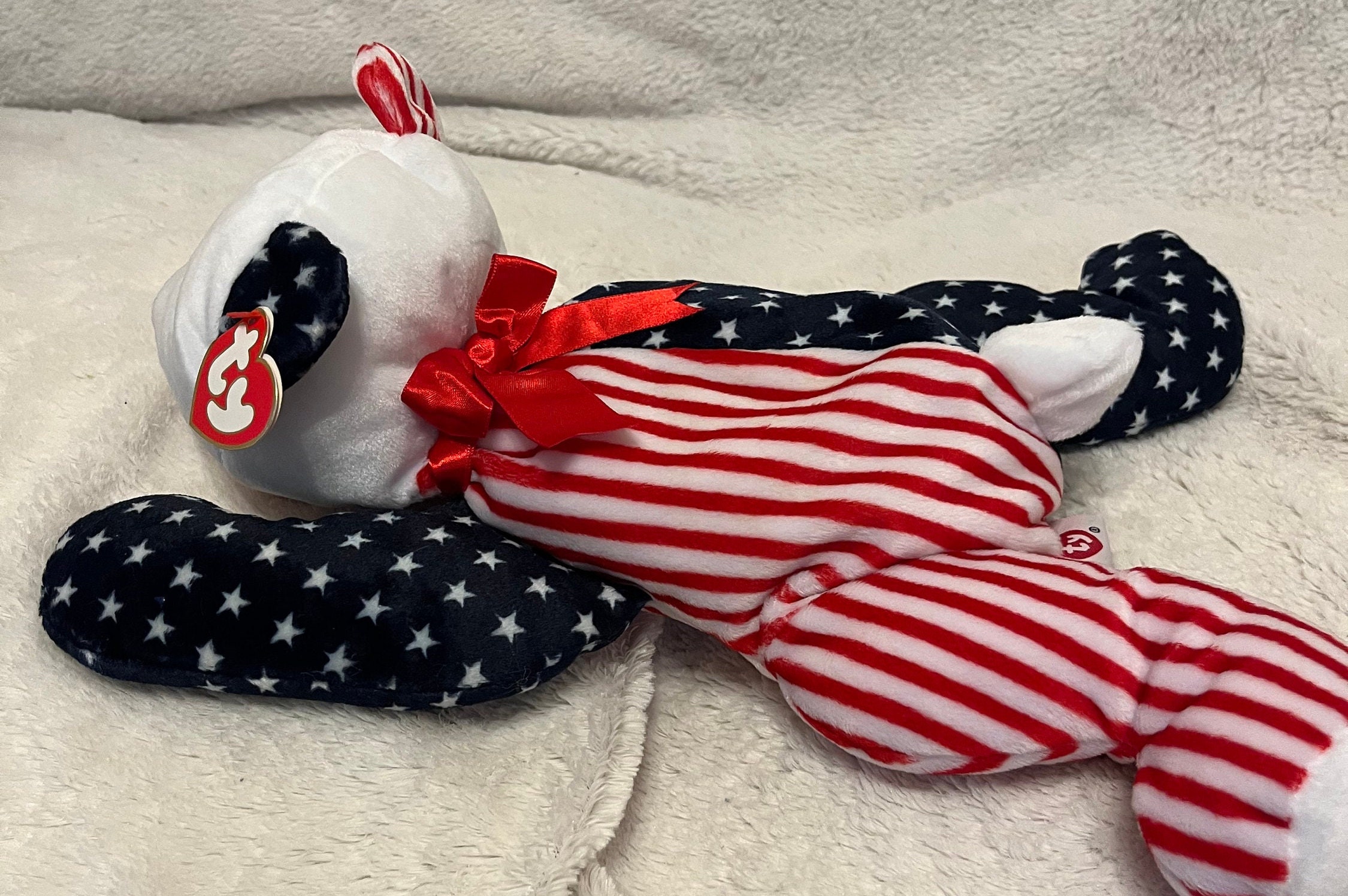 TY PILLOW PALS Sparkle Rare Find Patriotic - Etsy