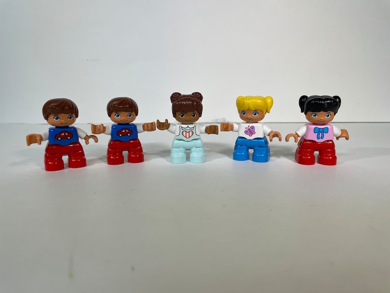 2000s Cinco DUPLO Niños Minifiguras - LEGO Juguete de construcción de ...
