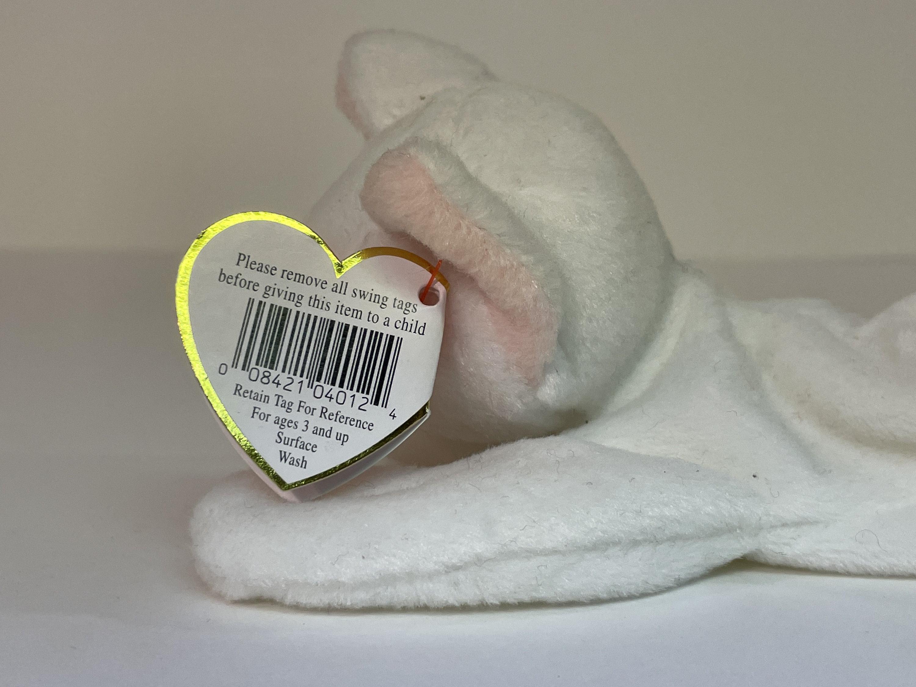 1996 Flip the Cat Ty Beanie Baby 4012 - 4th Gen Red Heart Hang Tag ...