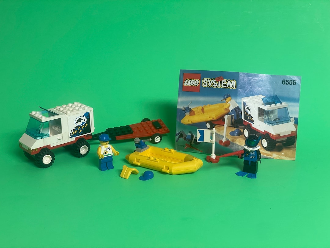 1997 Scuba Squad LEGO Set 6556 City Town Diver Ocean Under Sea Treasure ...