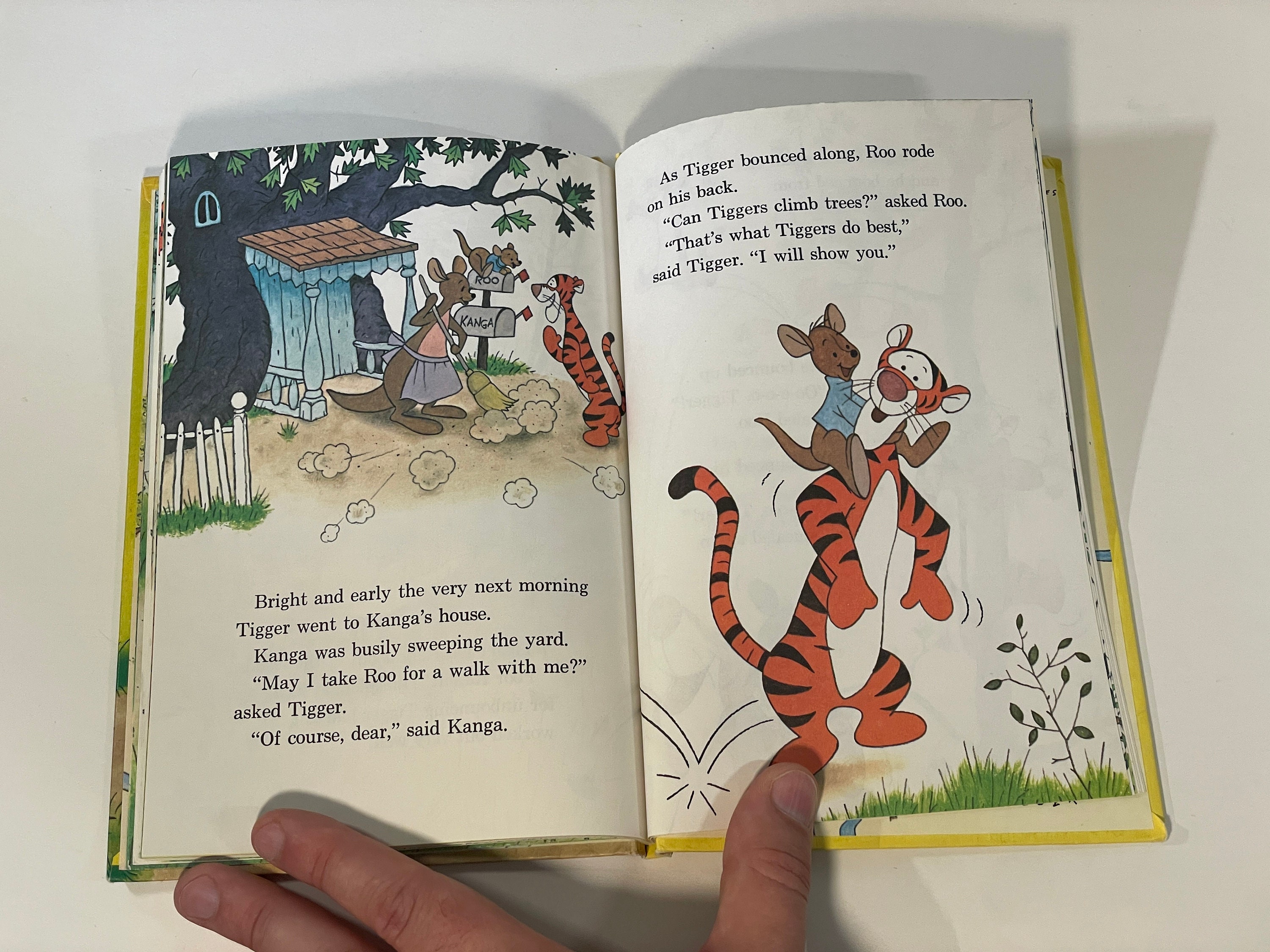 1975 "winnie the Pooh and Tigger Too" Hardcover Book - Walt Disney's ...