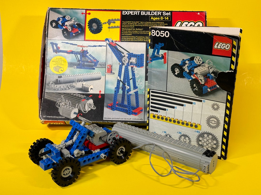 1982 LEGO Universal Motor Set 8050 With Original Box - Classic Technic ...