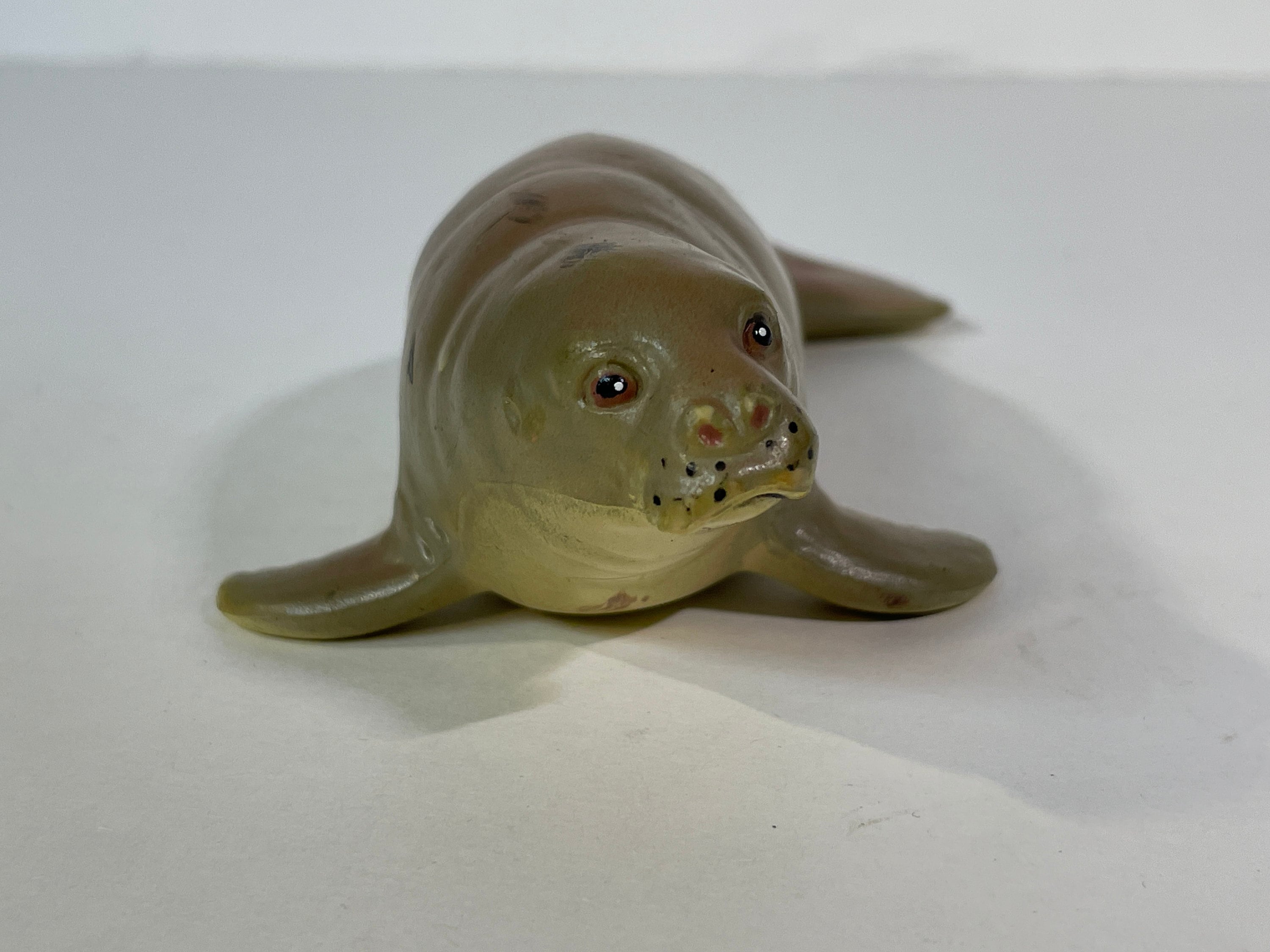 1990s AAA 6 Manatee Figure Gray Plastic Sea Cow Wild Aquatic Mammal ...