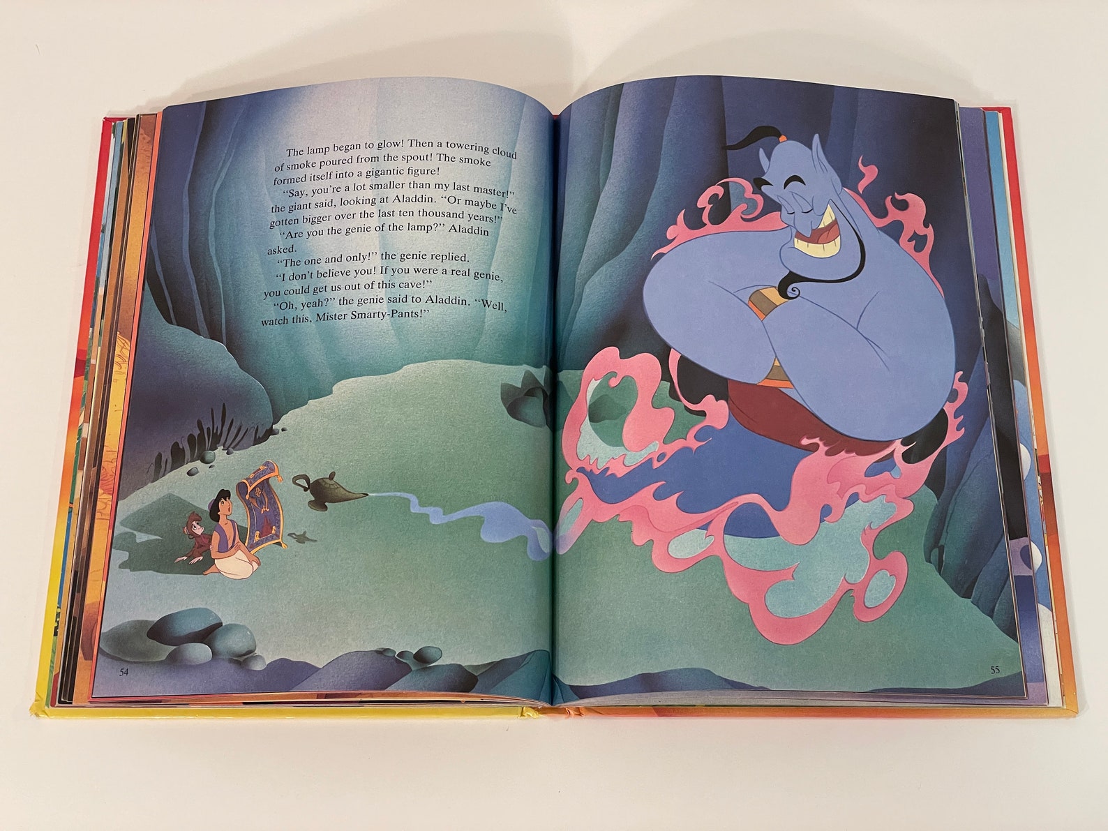 1992 aladdin Disney Classic Series Hardcover Book Twin Books Collection ...
