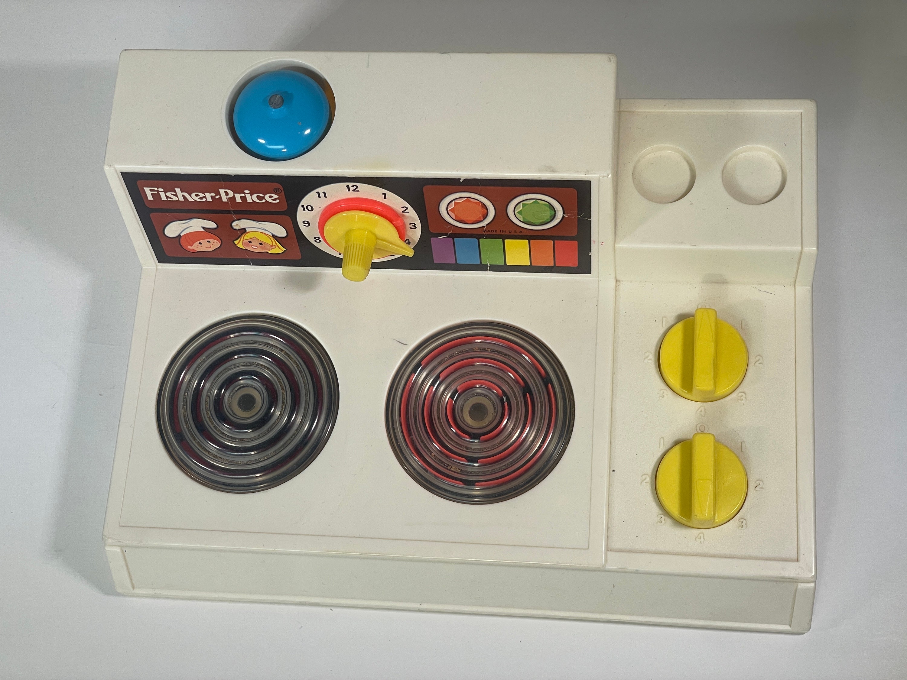 1978 Fisher Price Kitchen Set Stovetop 919 Fun With Food Play Magic ...