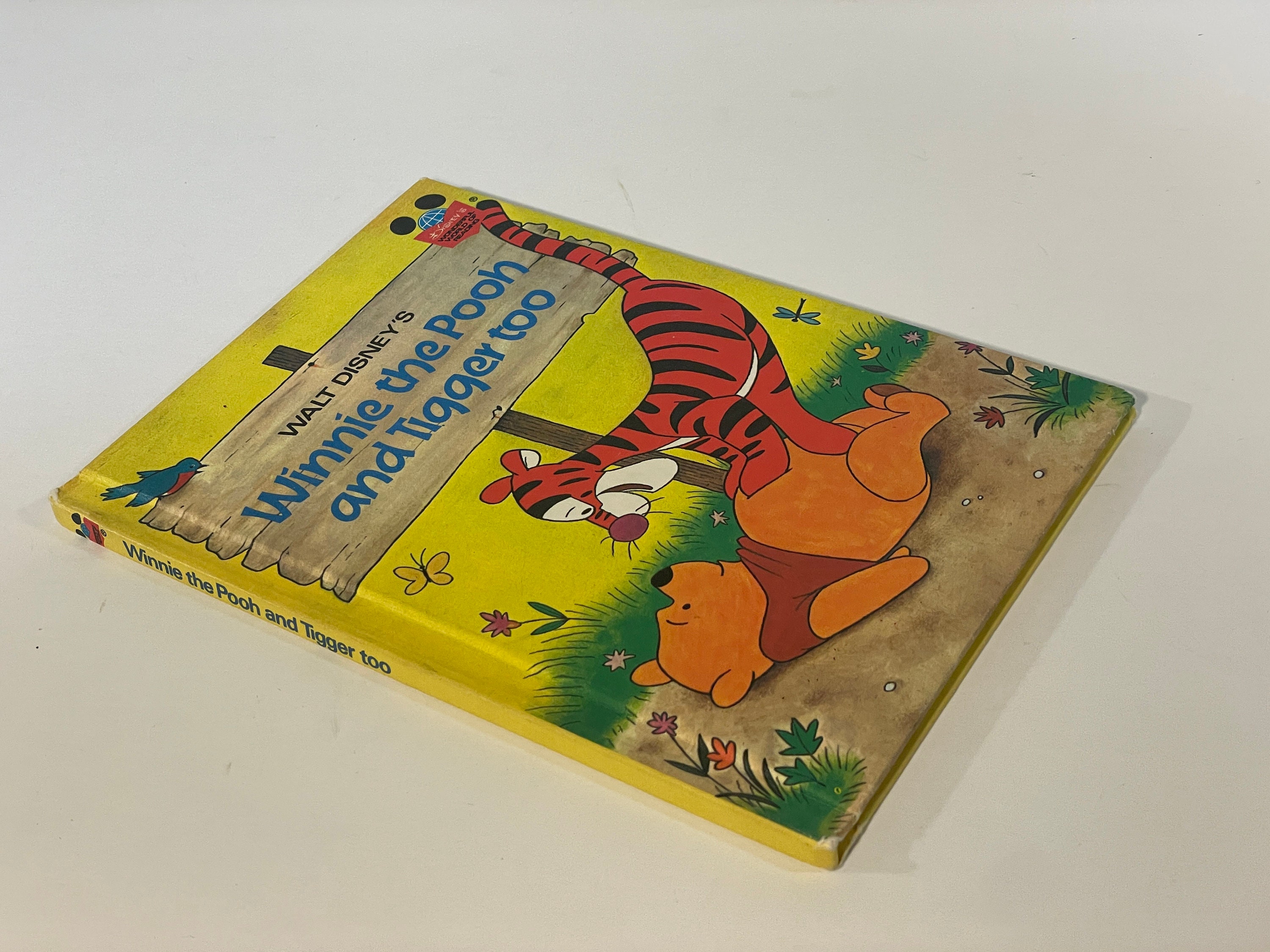 1975 "winnie the Pooh and Tigger Too" Hardcover Book - Walt Disney's ...