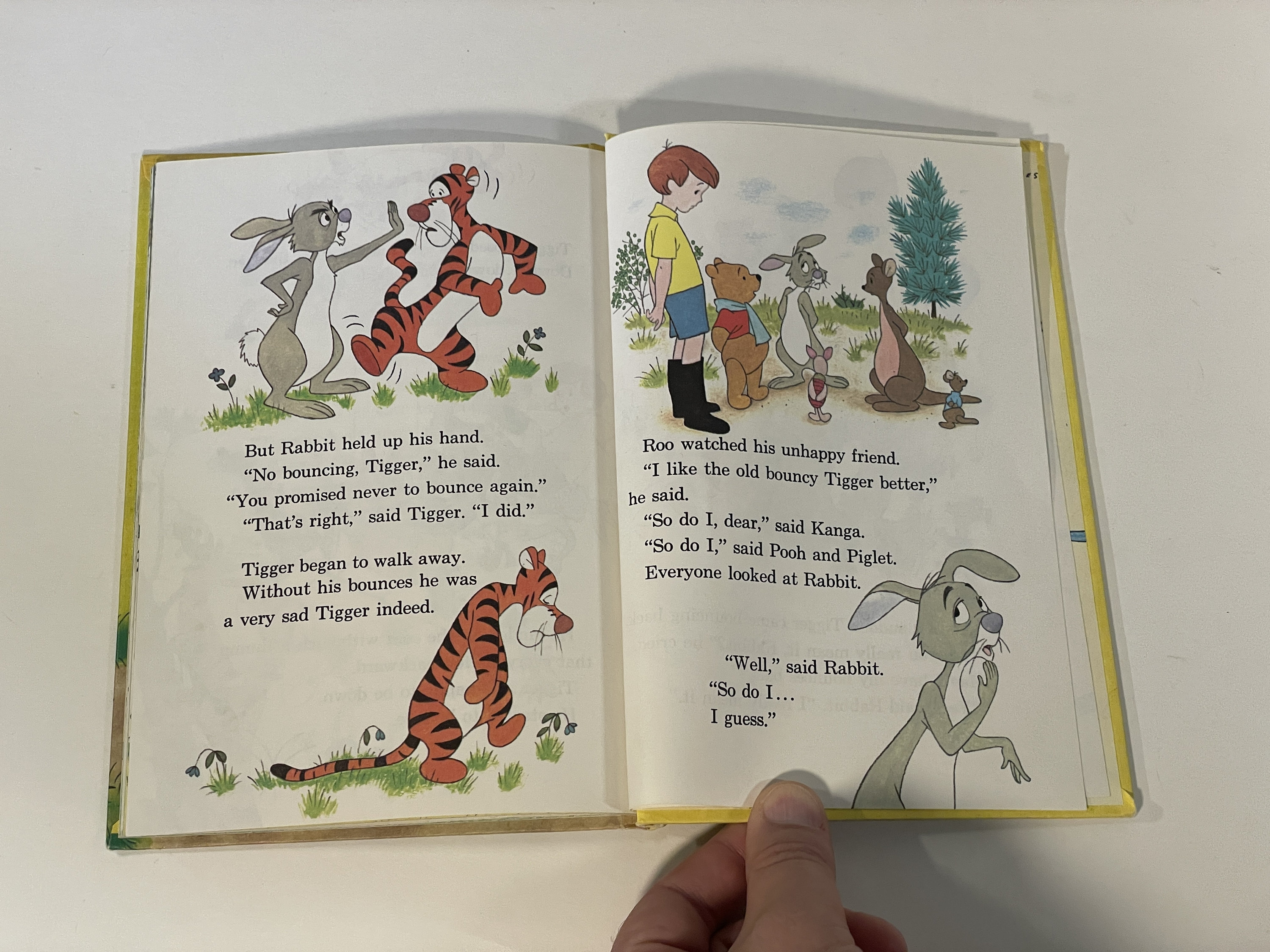 1975 "winnie the Pooh and Tigger Too" Hardcover Book - Walt Disney's ...