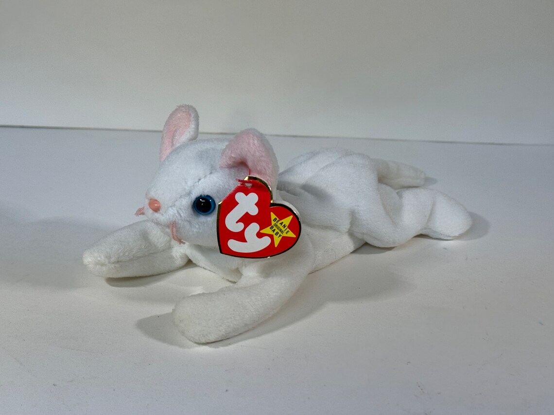 1996 Flip the Cat Ty Beanie Baby 4012 - 4th Gen Red Heart Hang Tag ...