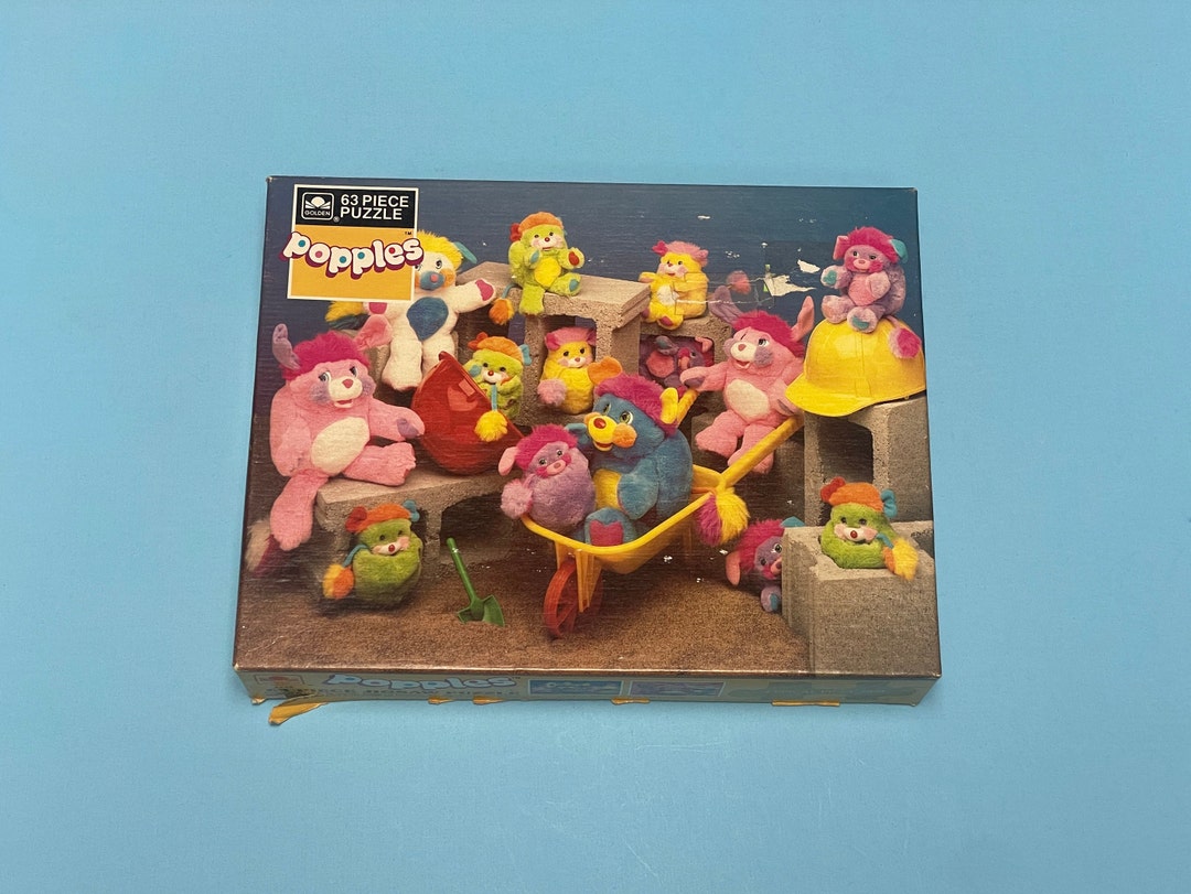 1987 Popples 63 Piece Jigsaw Puzzle 4712- Golden Western Publishing ...
