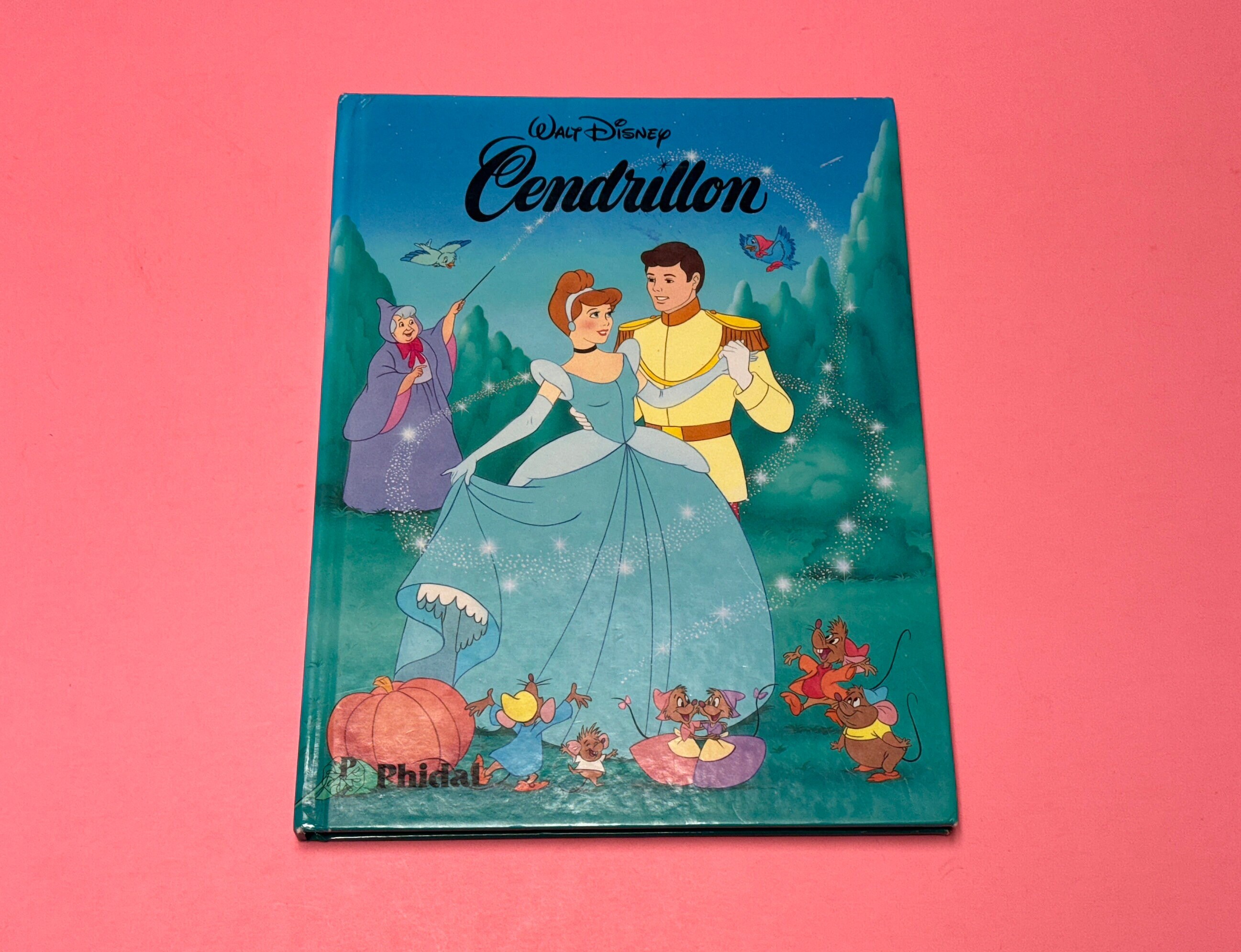 1992 cendrillon French Disney Classic Series Hardcover Book Phidal ...