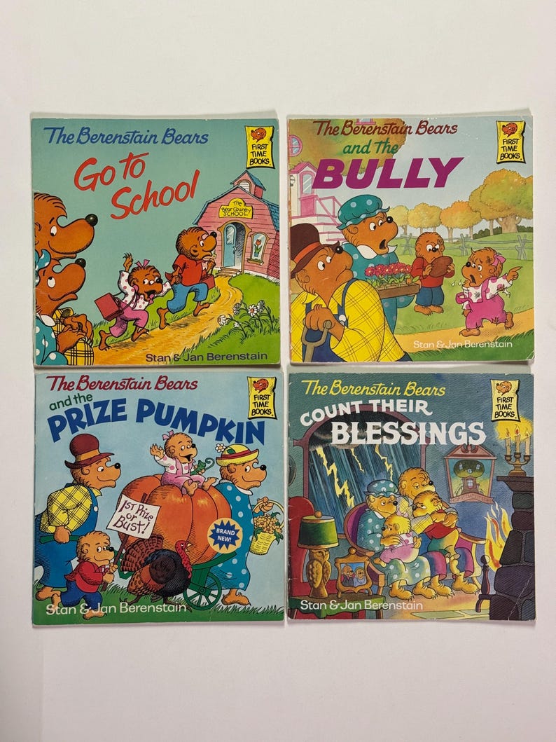 1980s - 1990s Four Berenstain Bear's First Time Books - the Bully ...
