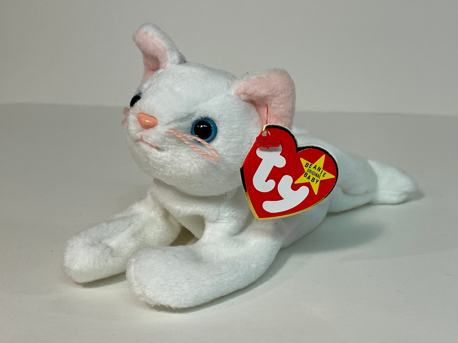 1996 Flip the Cat Ty Beanie Baby 4012 - 4th Gen Red Heart Hang Tag ...
