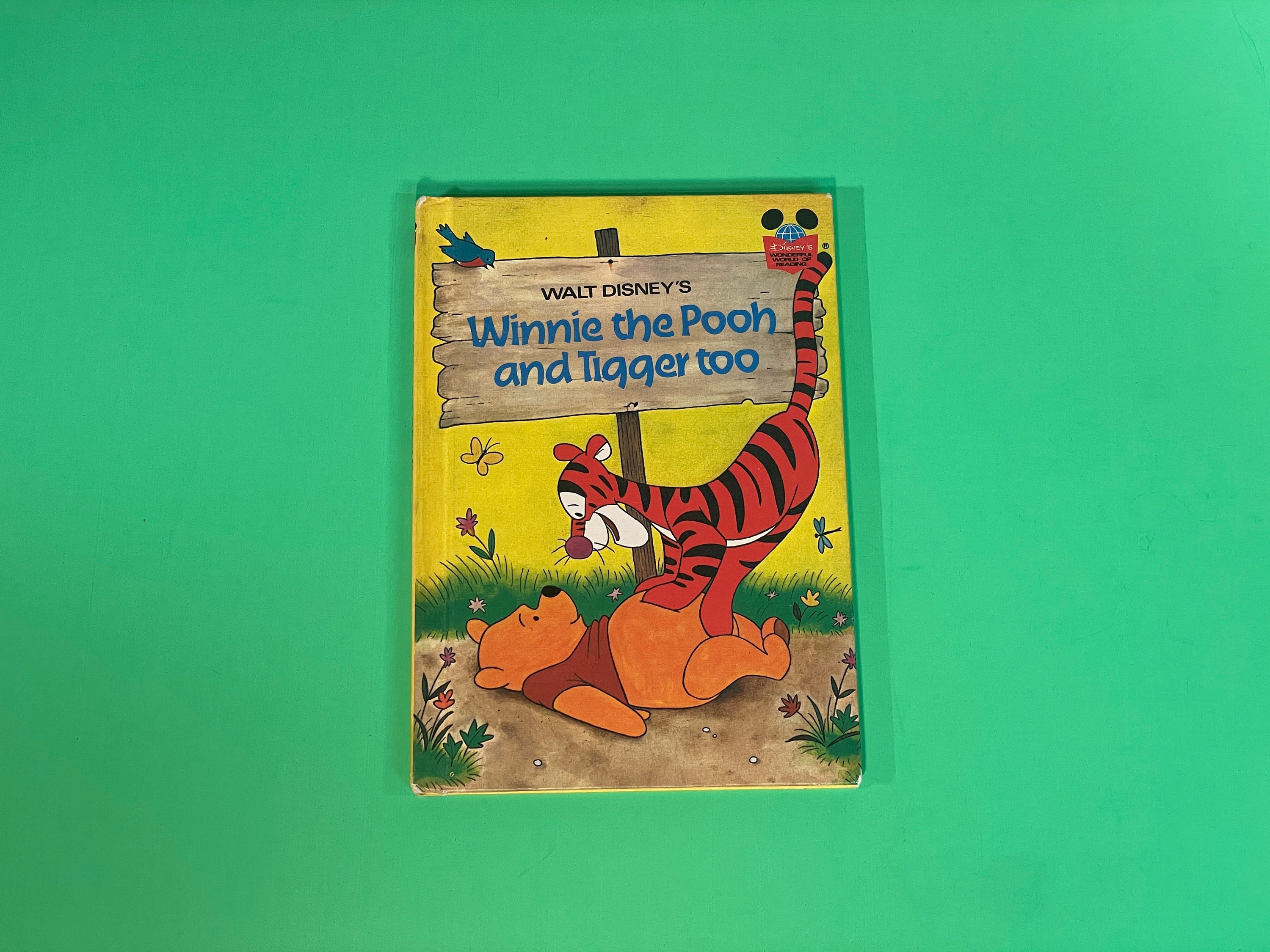 1975 "winnie the Pooh and Tigger Too" Hardcover Book - Walt Disney's ...