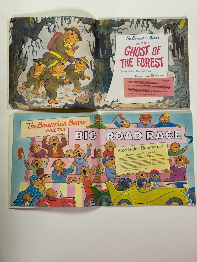 1980s Four Berenstain Bear's First Time Readers Books - Big Road Race ...