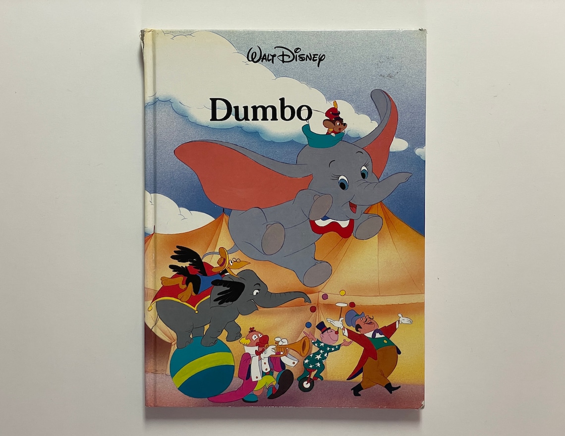 1986 dumbo Disney Classic Series Hardcover Book | Etsy