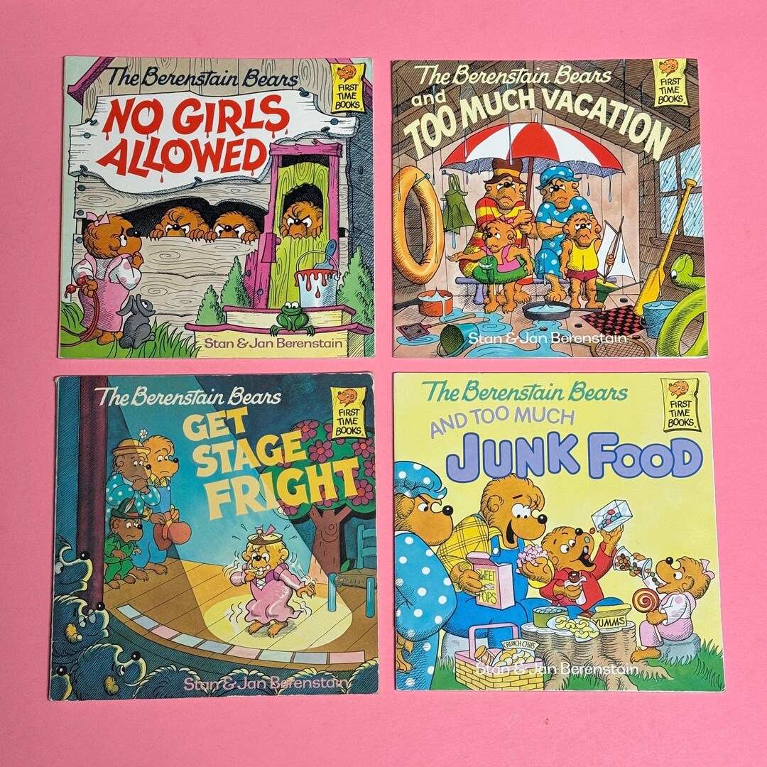 1980s 1990s Four Berenstain Bear S First Time Books Get Stage