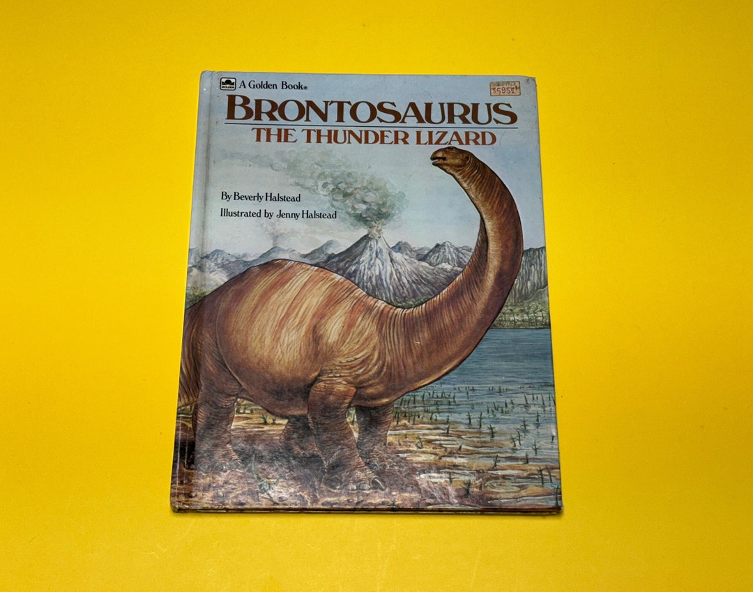 1982 "brontosaurus, the Thunder Lizard" by Beverly Halstead - Retro ...