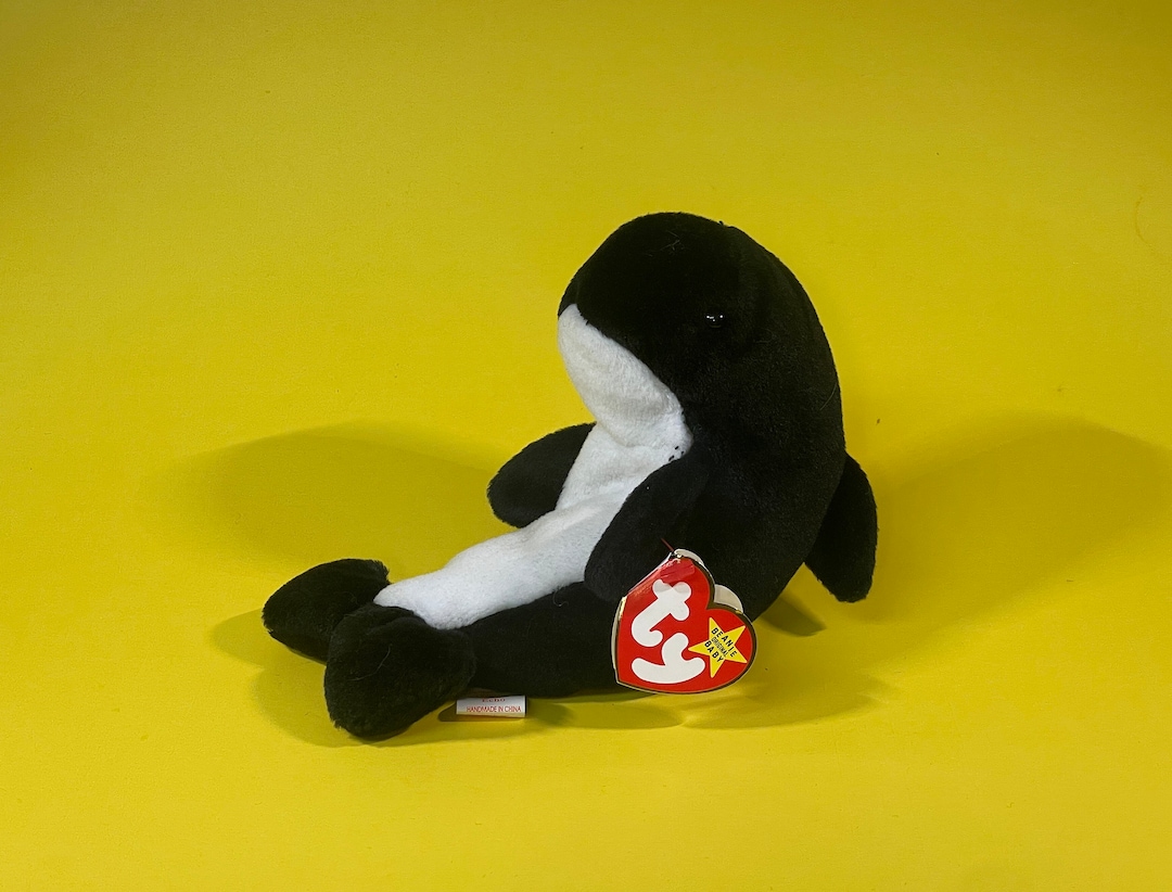 1997 "echo" Mistagged Waves the Orca Ty Beanie Baby 4180 - Error 4th ...