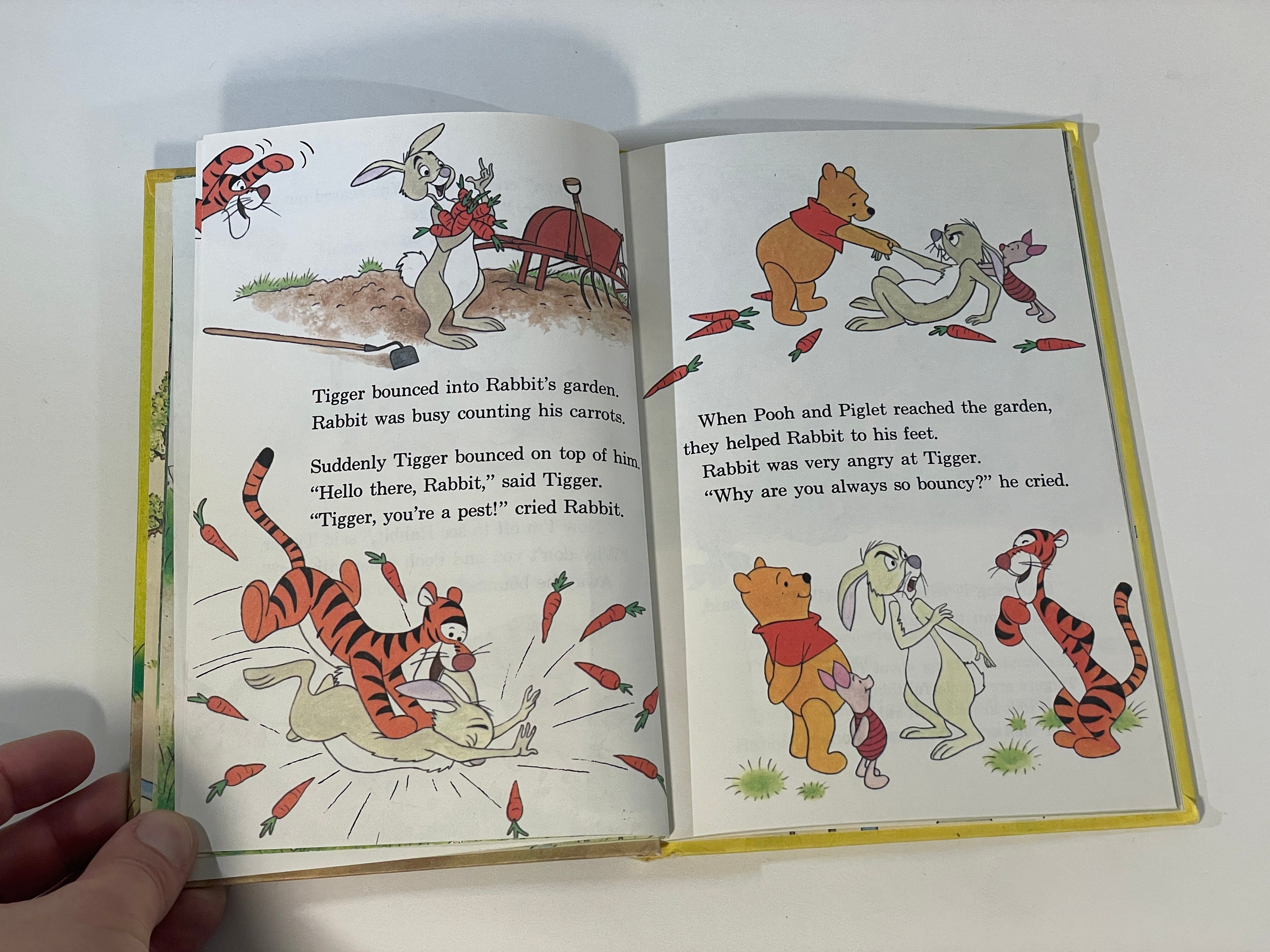 1975 "winnie the Pooh and Tigger Too" Hardcover Book - Walt Disney's ...