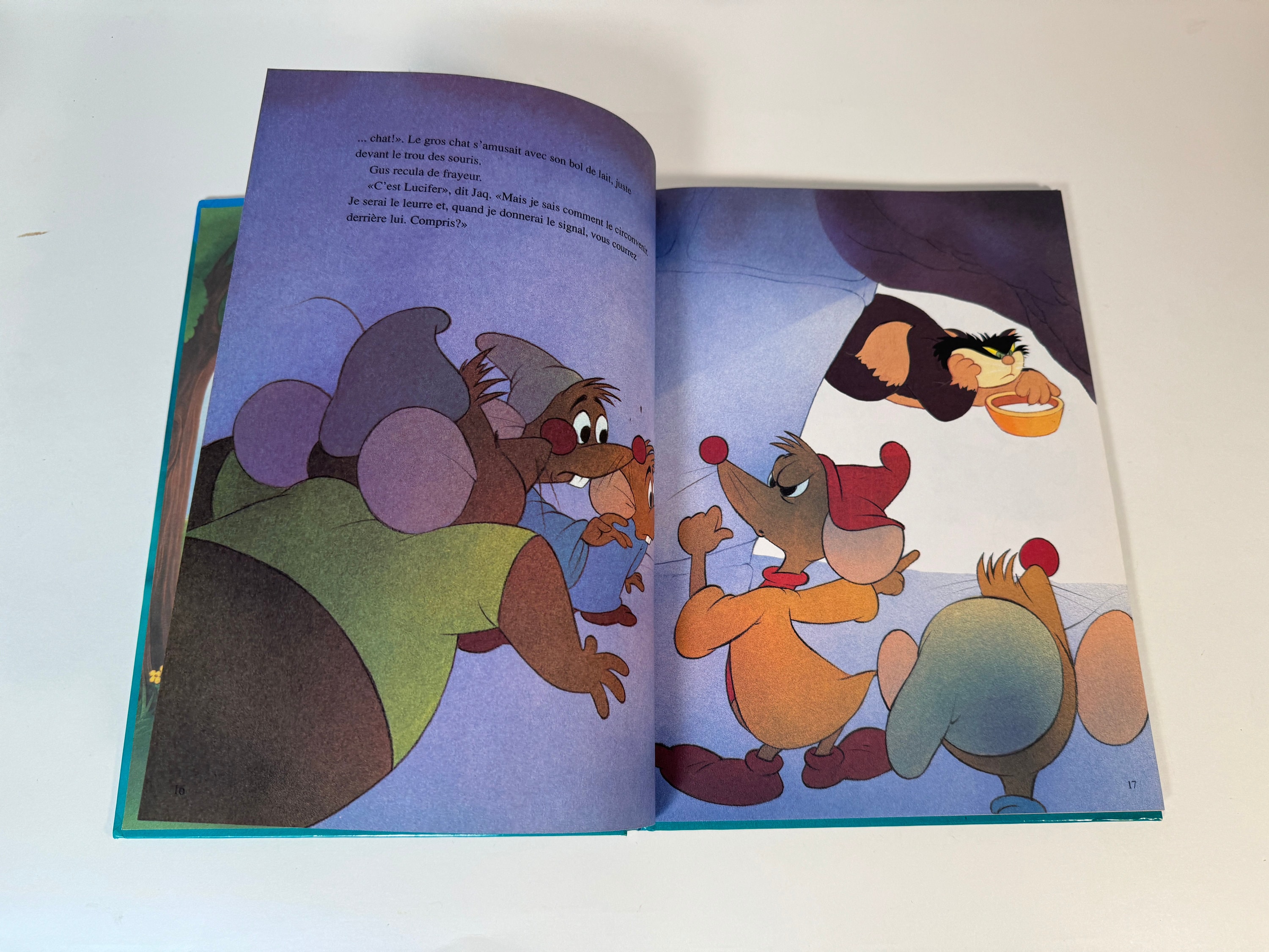 1992 cendrillon French Disney Classic Series Hardcover Book Phidal ...