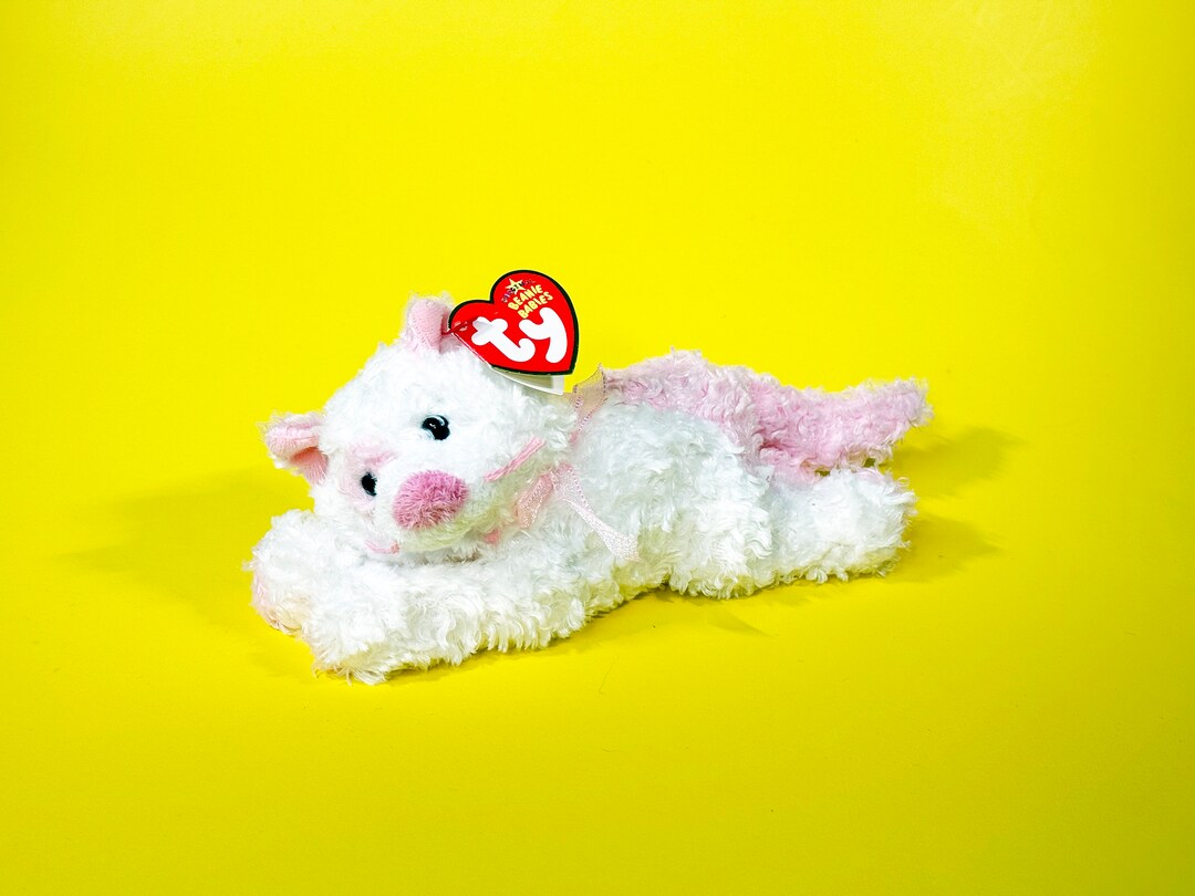 2006 Pinkerton the Cat Ty Beanie Baby 40360 - 14th Gen Red Heart Hang ...