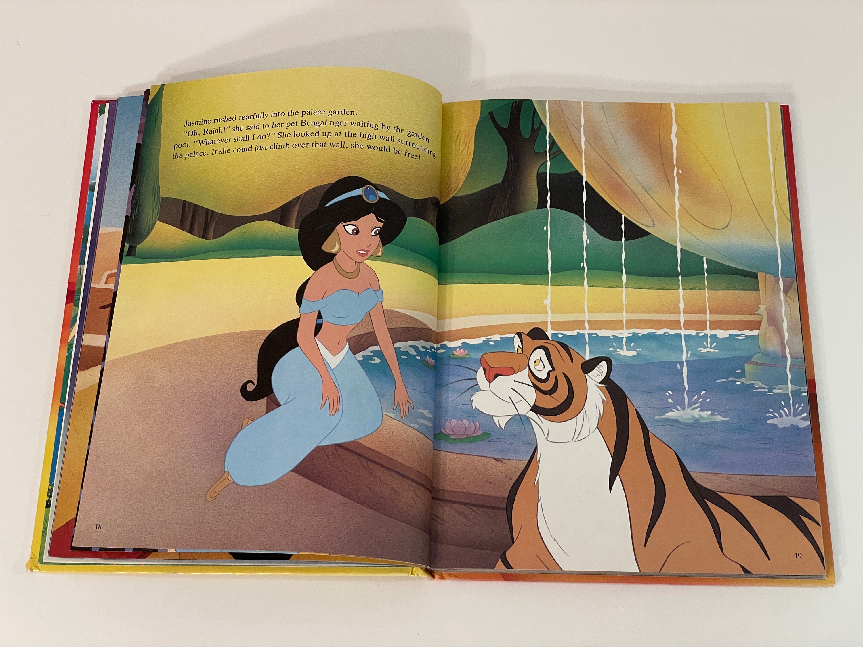1992 aladdin Disney Classic Series Hardcover Book Twin Books Collection ...