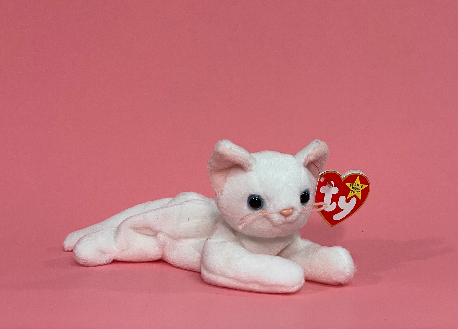 1996 Flip the Cat Ty Beanie Baby 4012 - 4th Gen Red Heart Hang Tag ...
