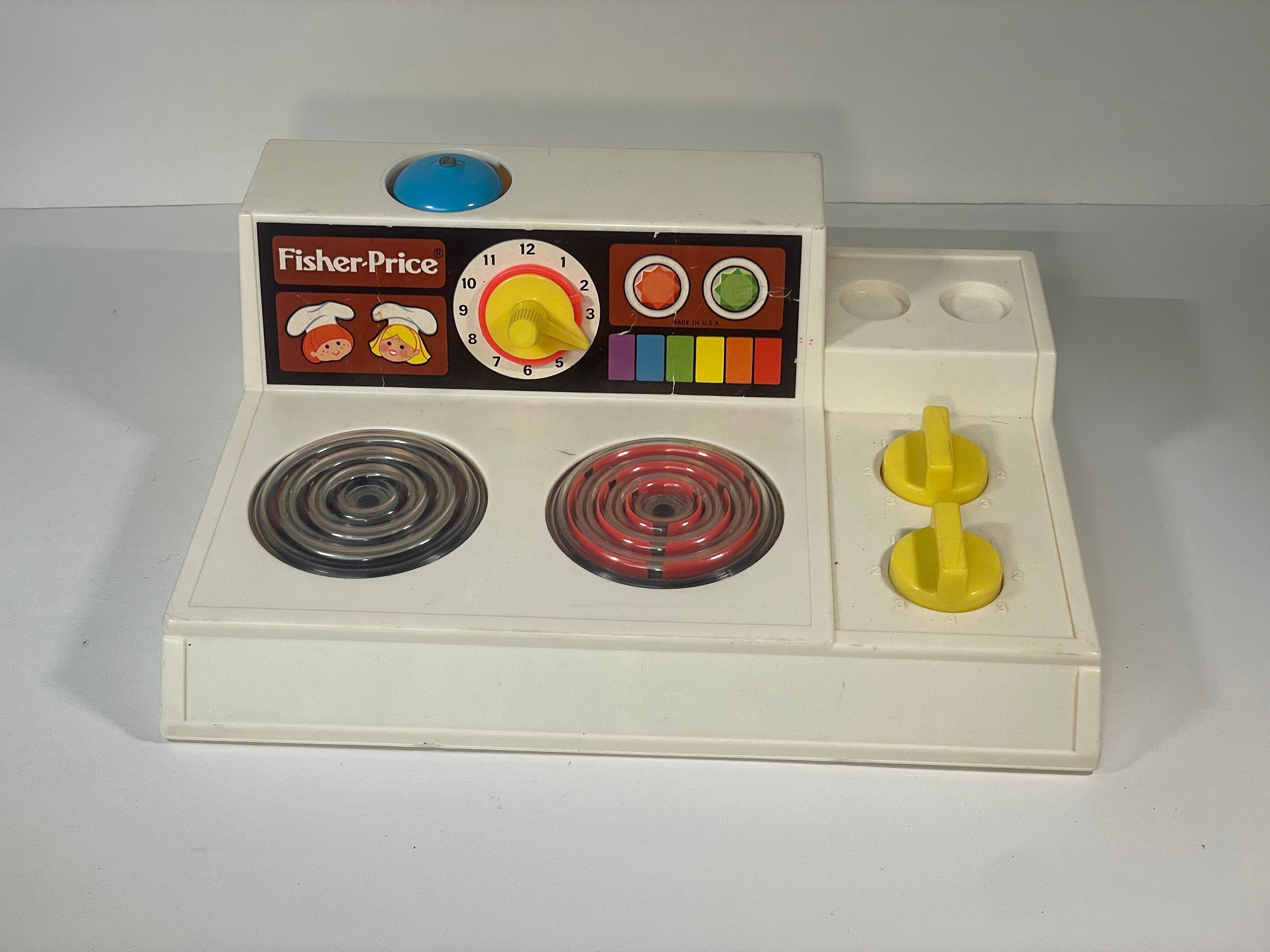 1978 Fisher Price Kitchen Set Stovetop 919 Fun With Food Play Magic ...