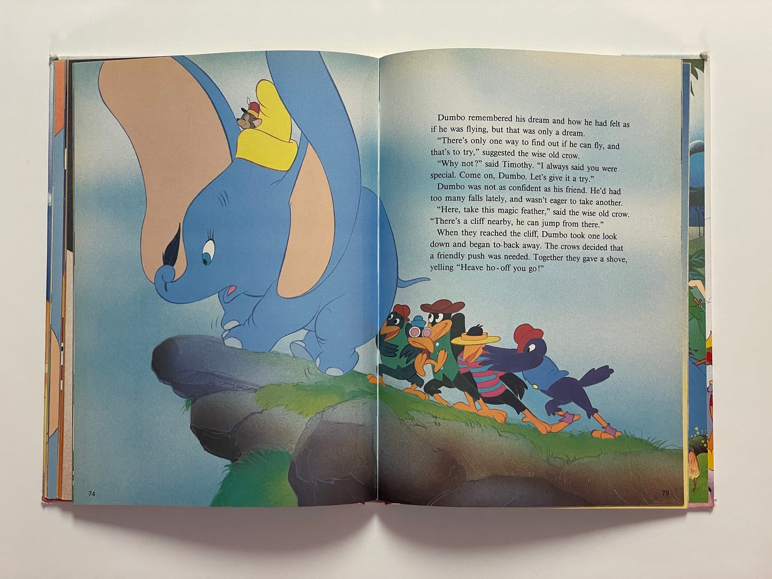 1986 dumbo Disney Classic Series Hardcover Book | Etsy